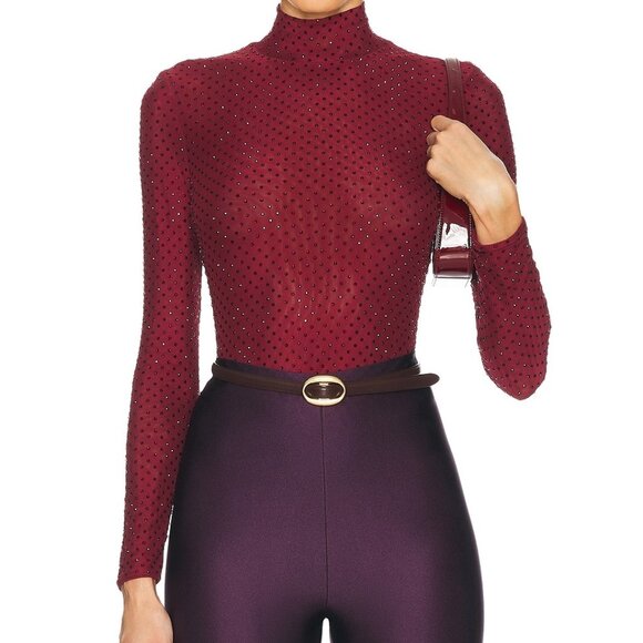 Retrofete | Tops | Nwt Retrofete Weylyn Mesh Top In Port New Fwrd ...